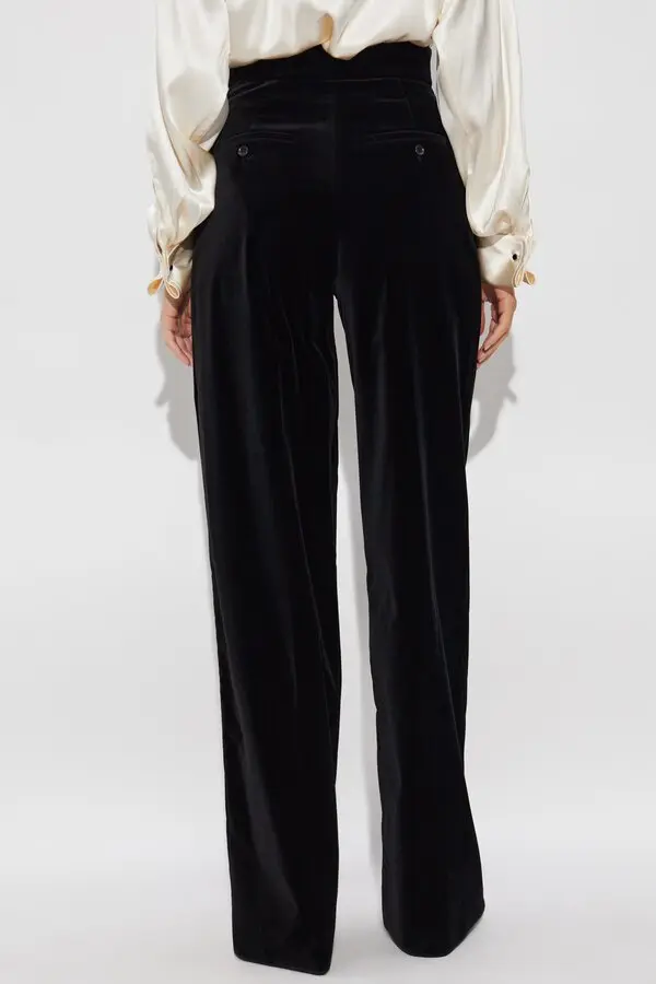 Max Mara Sateen Velvet Trousers