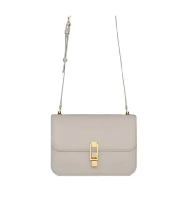 Saint Laurent Le Carré Satchel Bag - Retro White