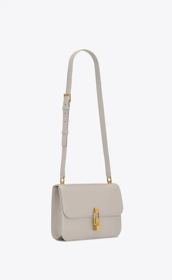 Saint Laurent Le Carré Satchel Bag - Retro White