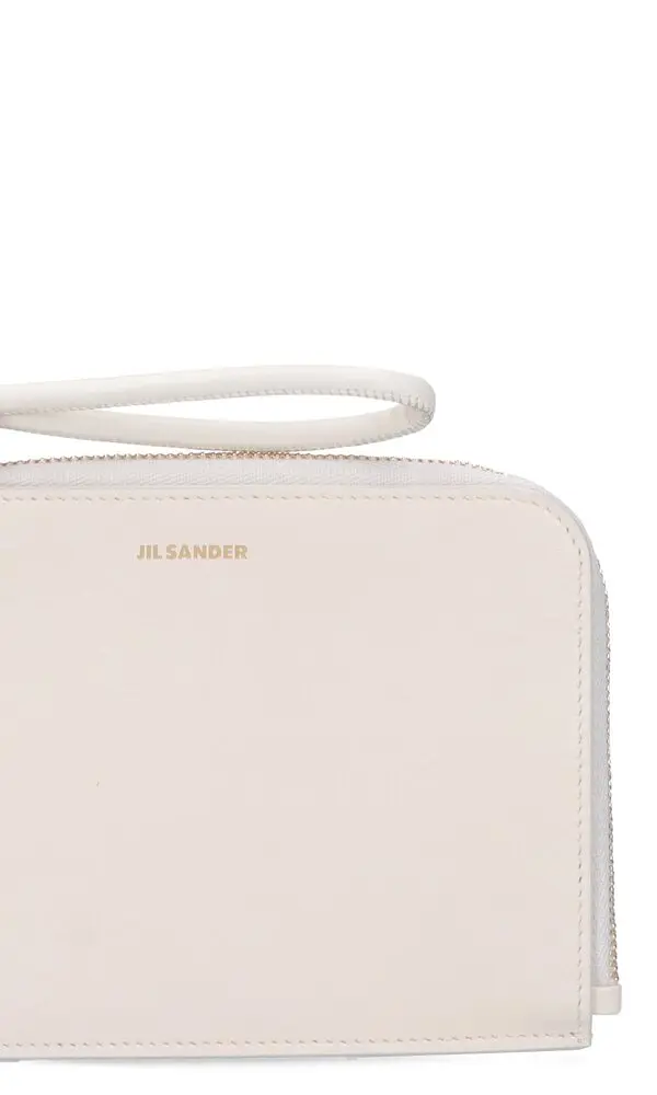 JIL SANDER Logo-embossed Coin Purse - Pink