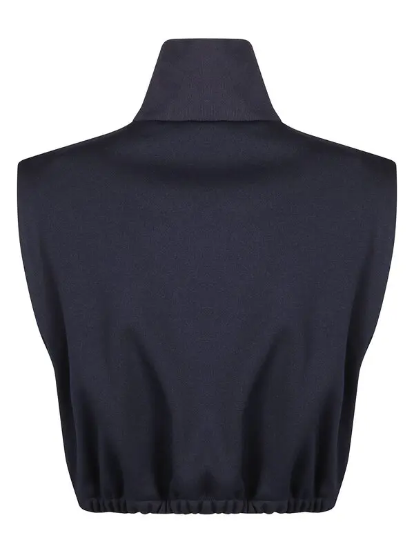 Miu Miu Sleeveless High Collar Top - No