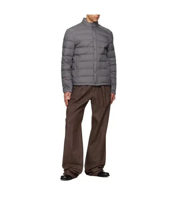 Moncler Selves Short Padded Jacket - Grey