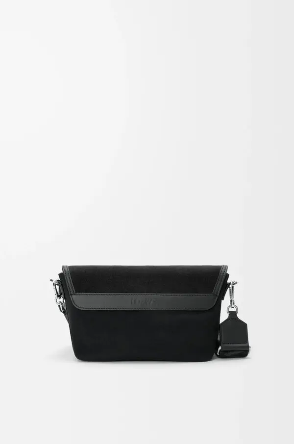 Loewe Mini Flex Messenger Bag - Black