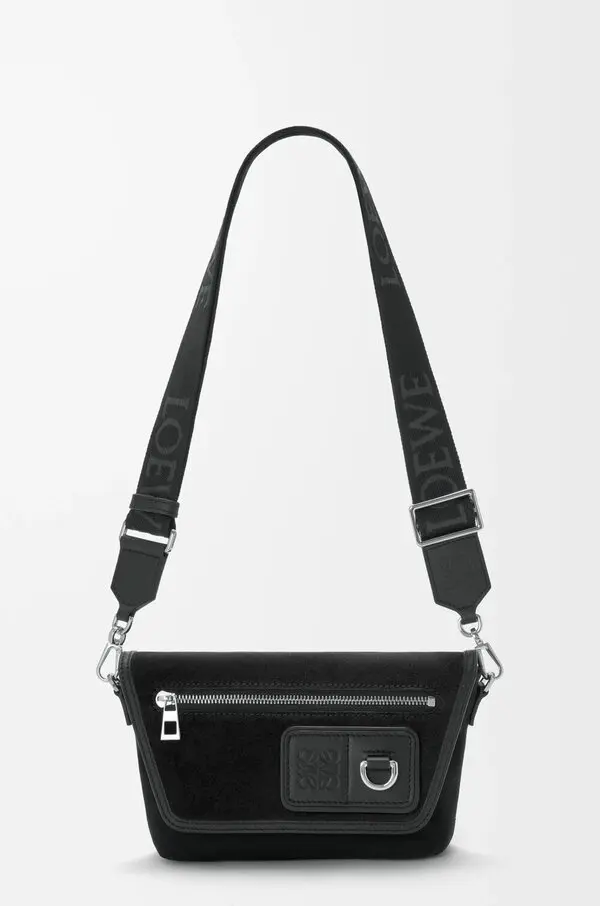 Loewe Mini Flex Messenger Bag - Black