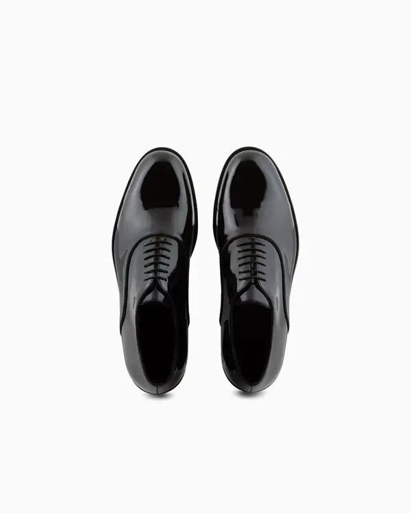 Giorgio Armani Almond Toe Lace-up Derby Shoes