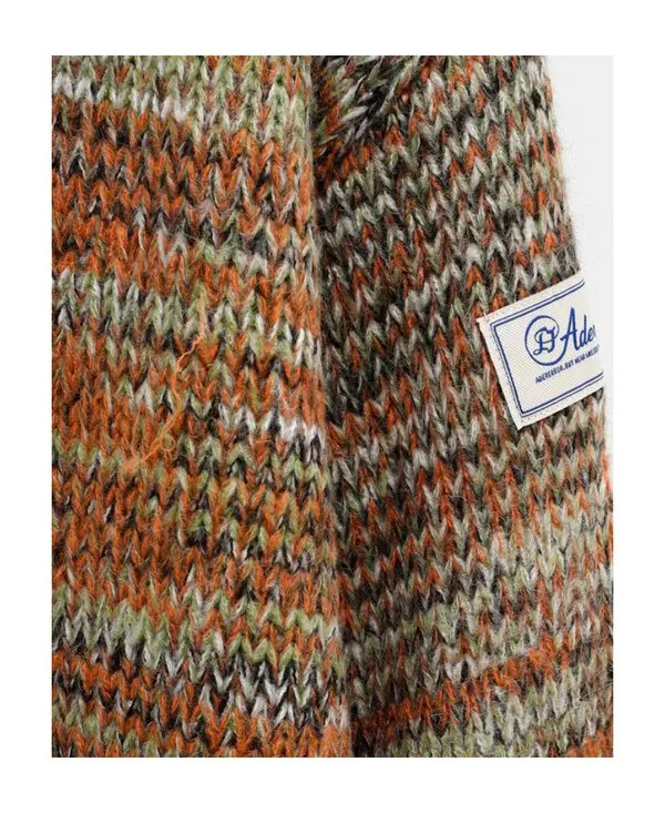 ADER ERROR Striped Round Neck Knitted Sweater