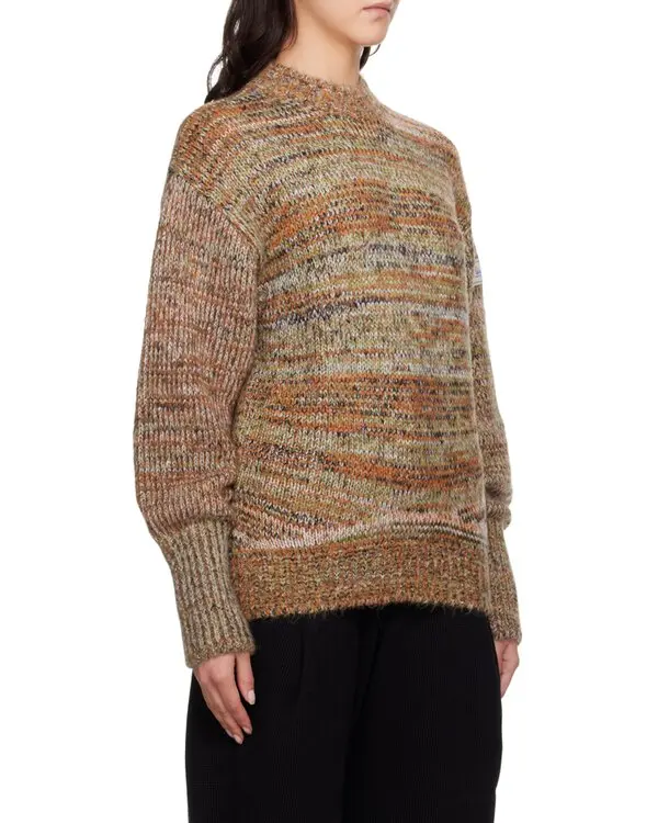 ADER ERROR Striped Round Neck Knitted Sweater