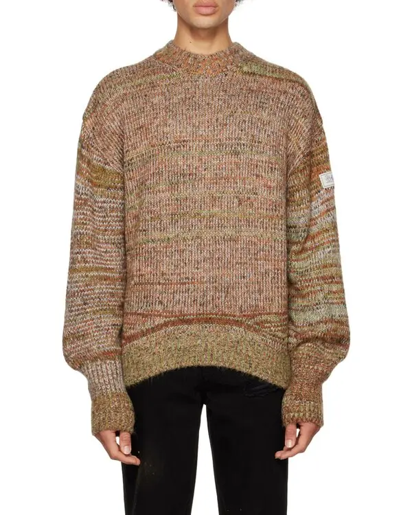 ADER ERROR Striped Round Neck Knitted Sweater