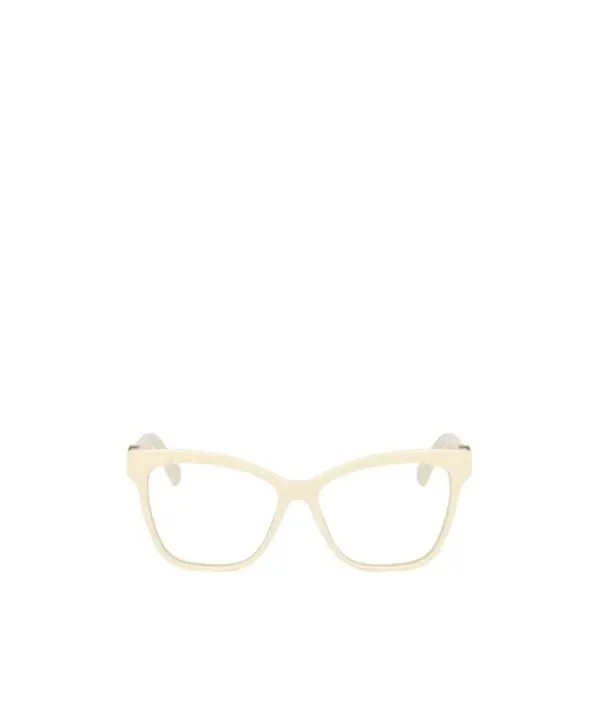 Moncler Square Frame Eyeglasses - Pure Ivory