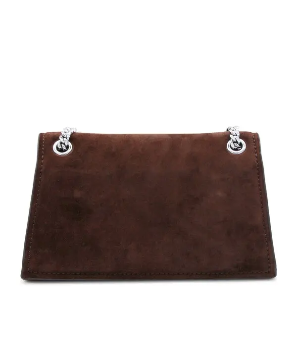 Tory Burch Logo Plaque Chain Shoulder Bag