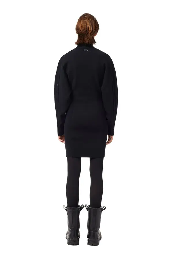 DIESEL® Roll-neck Long-sleeve Knit Dress