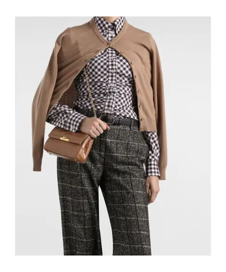 Dolce & Gabbana Checked Twill Shirt - Gray