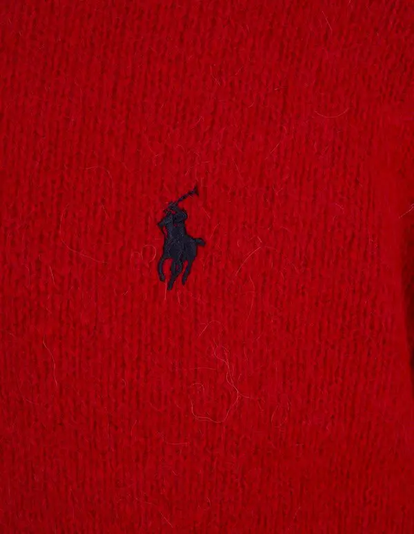 Polo Ralph Lauren Embroidered Crewneck Jumper - Red