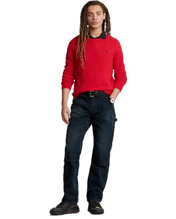 Polo Ralph Lauren Embroidered Crewneck Jumper - Red
