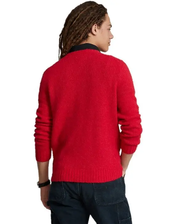 Polo Ralph Lauren Embroidered Crewneck Jumper - Red