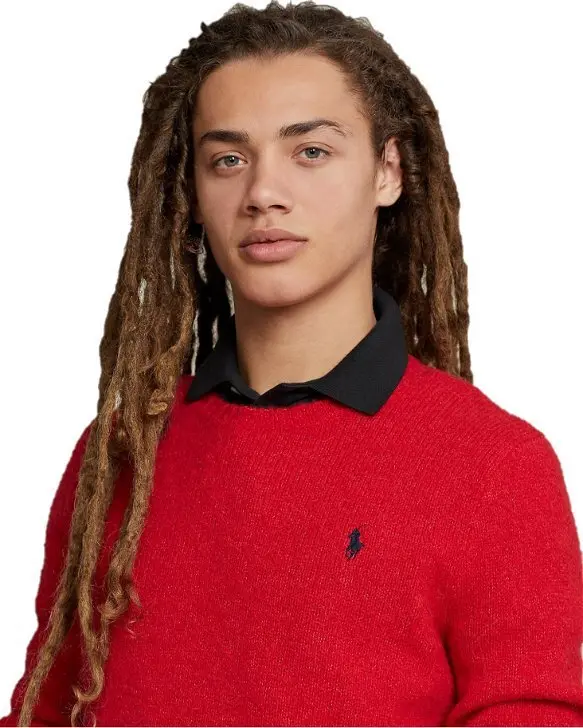 Polo Ralph Lauren Embroidered Crewneck Jumper - Red