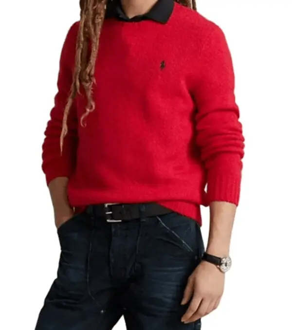 Polo Ralph Lauren Embroidered Crewneck Jumper - Red