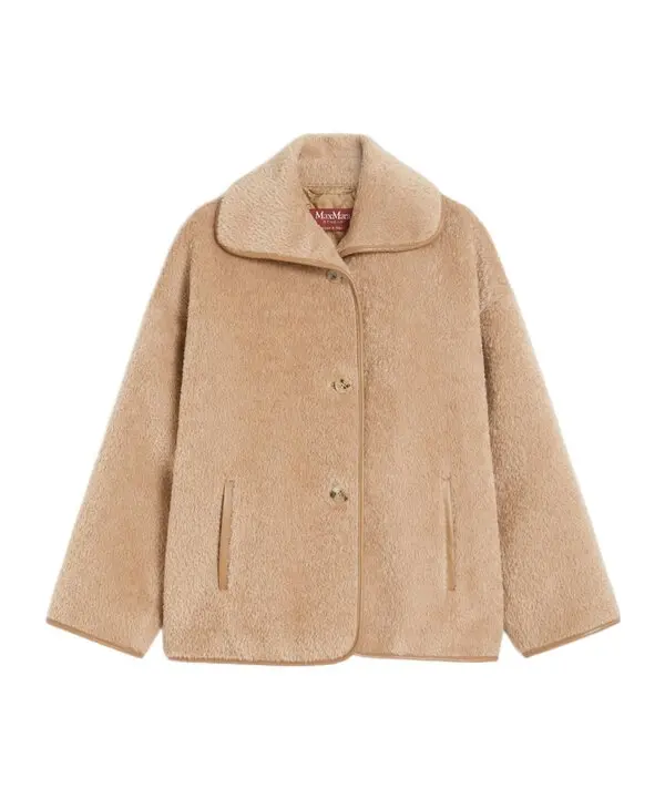Max Mara Long-sleeved Button-up Jacket