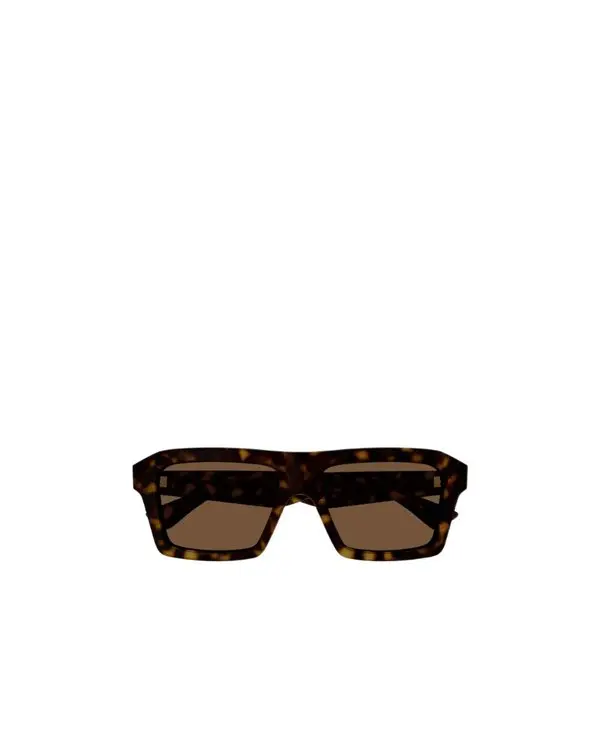 Bottega Veneta Square Frame Sunglasses - Black