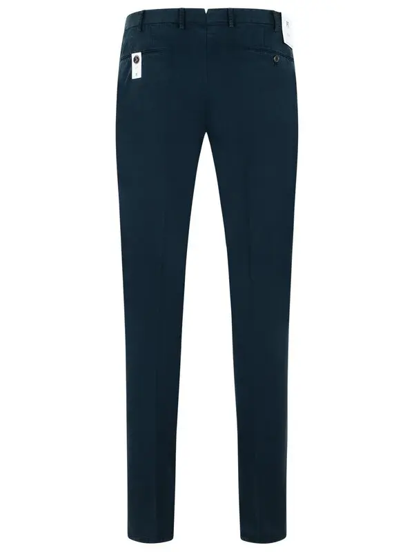 PT TORINO Slim Fit Tailored Trousers - Black