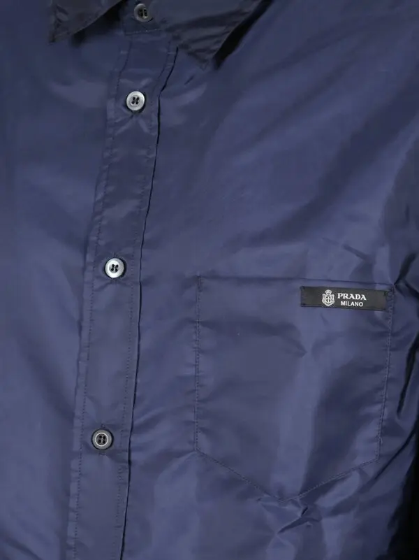 Prada Long-sleeved Button-up Shirt - Black