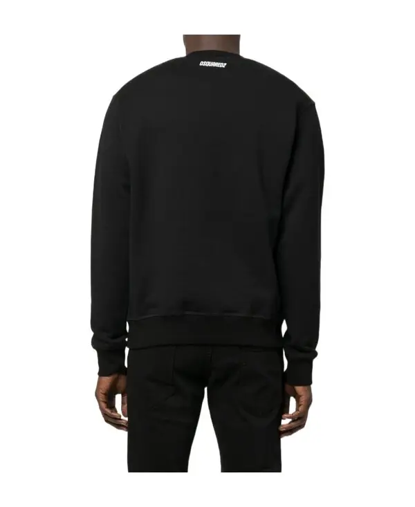Dsquared2 Graphic Print Cotton Sweatshirt