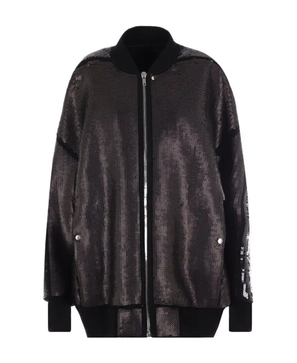 Rick Owens Peter Sequin Embellished Bomber Jacket