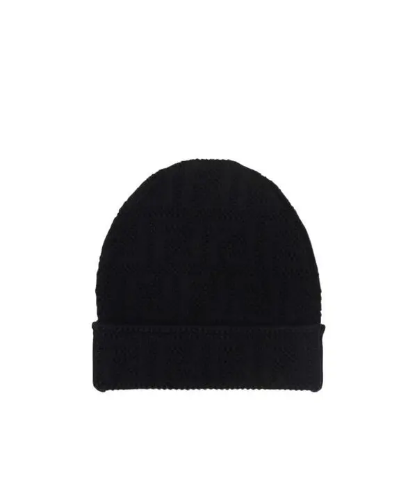 Fendi Monogram Beanie - Black