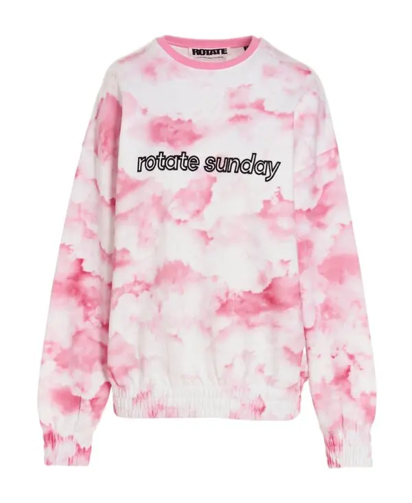 ROTATE BY BIRGER CHRISTENSEN Logo Embroidered Crewneck Sweatshirt