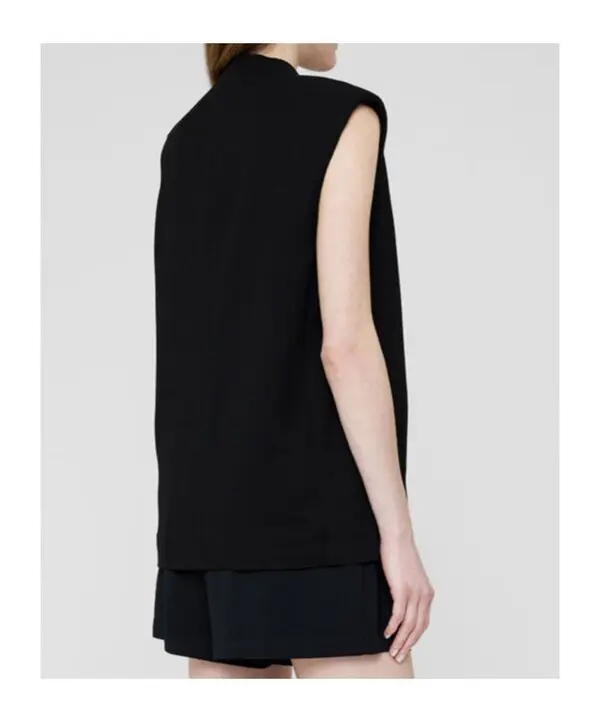 ANINE BING Venice V-neck Vest - Blak