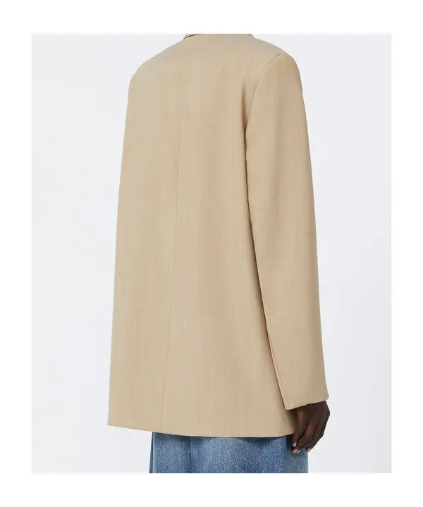 Sportmax Long Double-breasted Blazer With Belt
