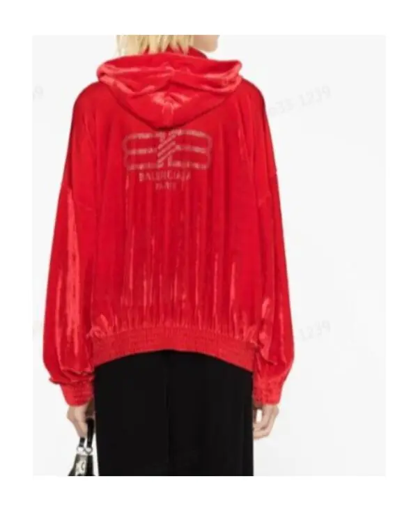 Balenciaga Bb Paris Strass Hoodie