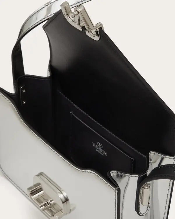 Valentino Garavani Letter Foldover Top Shoulder Bag