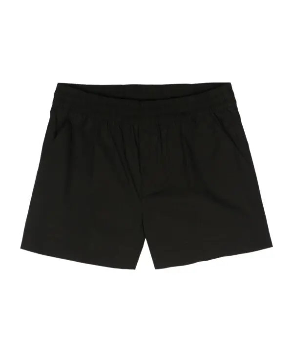 P.a.r.o.s.h Pressed-crease Poplin Shorts - Black
