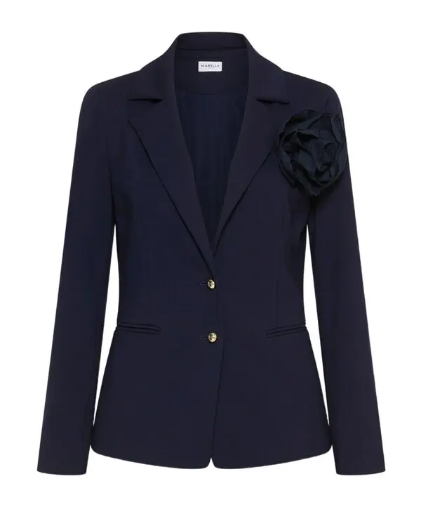 Marella Slim-fit Jersey Blazer