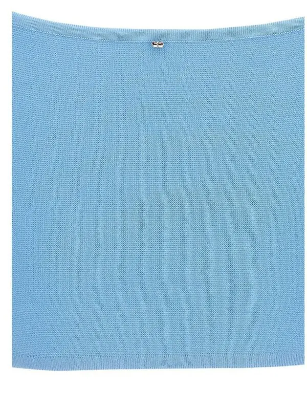 Sportmax Ribbed Knit Vest - Blue