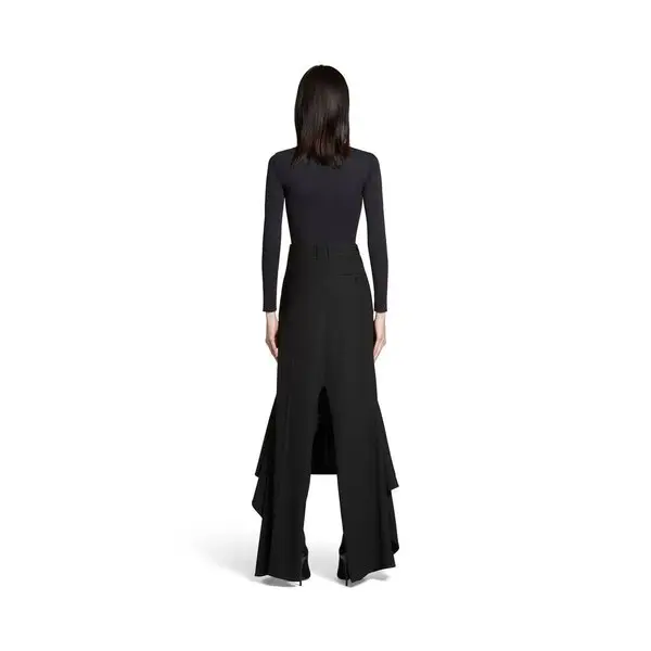 Balenciaga Deconstructed Godet Skirt
