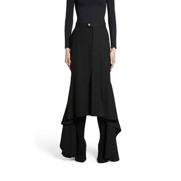 Balenciaga Deconstructed Godet Skirt