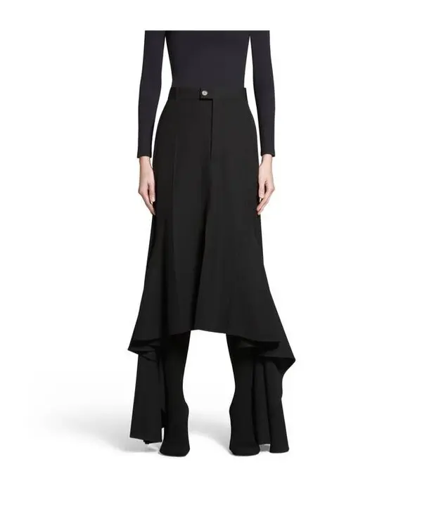 Balenciaga Deconstructed Godet Skirt