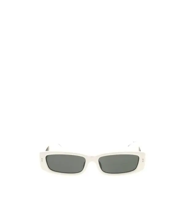 Linda Farrow Rectangle Frame Sunglasses - Gray