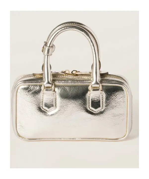 Miu Miu Arcadie Mini-bag In Laminated Nappa Leather