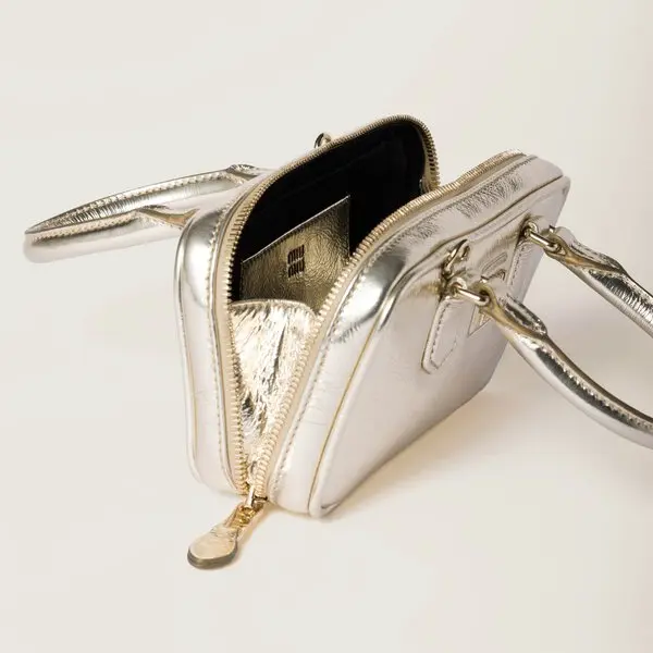 Miu Miu Arcadie Mini-bag In Laminated Nappa Leather