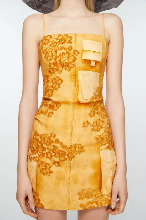 Acne Studios Printed Mini Dress