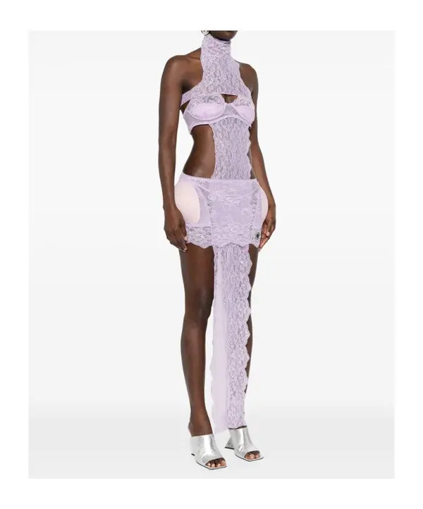 JEAN PAUL GAULTIER X Shayne Oliver Lace Lingerie Minidress
