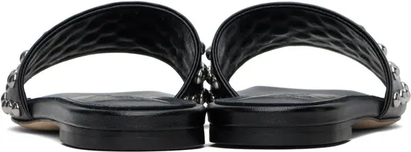 AeydĒ Studded Leather Slippers