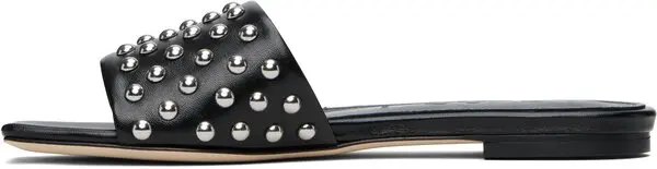 AeydĒ Studded Leather Slippers