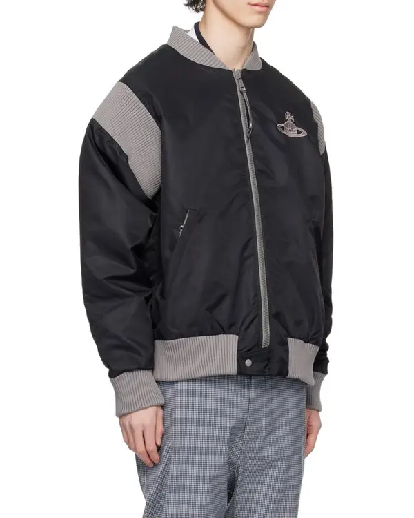 VIVIENNE WESTWOOD Orb Embroidered Bomber Jacket