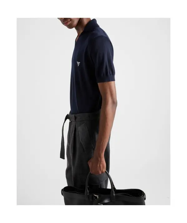Prada Cashmere Polo Shirt