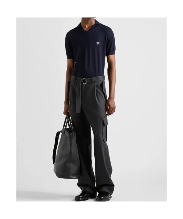 Prada Cashmere Polo Shirt