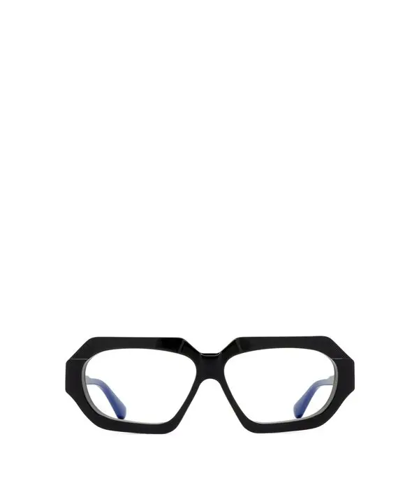 KUBORAUM Geometric Flat Mirror Eyeglasses - Black
